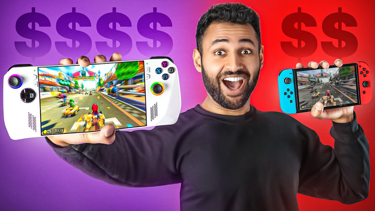 ROG Ally vs Nintendo Switch OLED! - ZXbyte.com